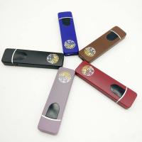 China USB Rechargeable Windproof Electric Torch Lighter 7.77cm Custom Cigar Lighter for sale