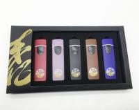 China Customized USB Plastic Windproof Electronic Fingerprint Cigarette Lighter for Smoking for sale