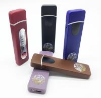 China Customized USB Plastic Windproof Electronic Fingerprint Cigarette Lighter for Smoking for sale