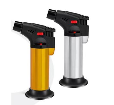 China Unique Design Jet Torch Lighter 82mm ABS Cigarette Lighter Gas Refillable Smoking Accessories for sale