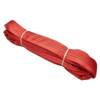 China 5t Polyester Round Sling Endless Vertical Load Capacity 5 Ton Red for sale