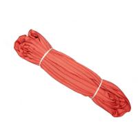 China 5t Polyester Round Sling Endless Vertical Load Capacity 5 Ton Red for sale