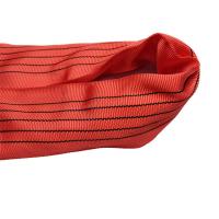 China 5t Polyester Round Sling Endless Vertical Load Capacity 5 Ton Red for sale