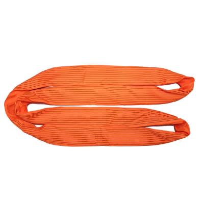 China 10t Heavy Duty Industrial Polyester Round Sling Endless 10 ton Orange for sale