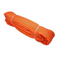 China 10t Heavy Duty Industrial Polyester Round Sling Endless 10 ton Orange for sale