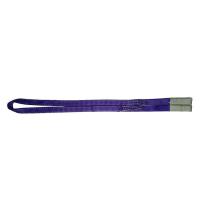 China 1t Duplex Webbing Lifting Sling Strap 1 ton Cargo Lifting Flat Eye for sale