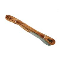 China 6t Flat Lifting Sling Heavy Duty Polyester Brown 6 Ton Brown for sale