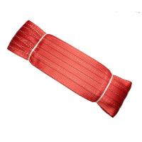 China 5t Polyester Webbing Flat Sling Vertical Load Capacity 5 Ton Red for sale