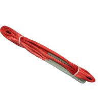China 5t Polyester Webbing Flat Sling Vertical Load Capacity 5 Ton Red for sale