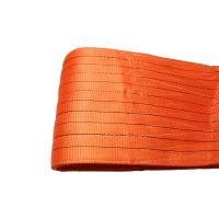 China 10t Heavy Duty Industrial Polyester Webbing Sling 10 ton Orange for sale