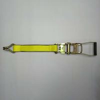 China Oem Custom Printed Polyester Webbing Ratchet Lashing Straps With Coated S Hook for sale