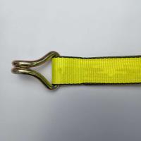 China Oem Custom Printed Polyester Webbing Ratchet Lashing Straps With Coated S Hook for sale