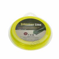 China Brush cutter spare parts Square shape 1 LB fluorescent grass trimmer nylon line for grass weeder gasoline for sale