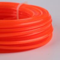 China Orange 2.0mm 0.080 inch 1LB pack round grass weeder gasoline grass trimmer line for sale