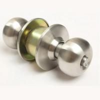 China Bedroom Kitchen Door Lock Cabinet Stainless Steel Ball Lock Tubular Lever Lock for sale