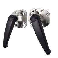 China Open left and right stainless steel handle kitchen appliance oven steam box force tight handle lock for sale