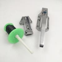 China zinc alloy die-cast housing and cylinder hardware key refrigerator lock with plastic push rod for sale