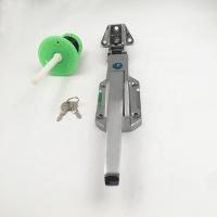 China zinc alloy die-cast housing and cylinder hardware key refrigerator lock with plastic push rod for sale