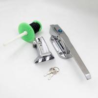 China zinc alloy die-cast housing and cylinder hardware key refrigerator lock with plastic push rod for sale