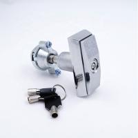 China Zinc die-casting vending machine lock bright chrome zinc alloy T handle lock for sale