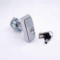 China Zinc die-casting vending machine lock bright chrome zinc alloy T handle lock for sale