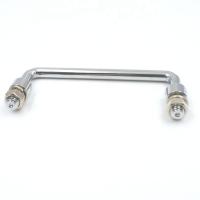 China Industrial Distribution Box Cabinet Door Handle With Hole Gasket Handle SUS304 Pull Handle for sale