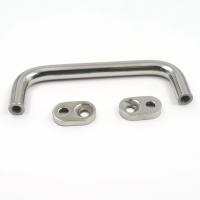China Industrial Distribution Box Cabinet Door Handle With Hole Gasket Handle SUS304 Pull Handle for sale