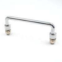 China Industrial Distribution Box Cabinet Door Handle With Hole Gasket Handle SUS304 Pull Handle for sale
