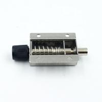 China simple and Small Dark Cabinet Door Latch Bolt Spring Press Case Box Draw Latch Fixed Stainless Steel Box Packing for sale