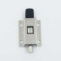 China simple and Small Dark Cabinet Door Latch Bolt Spring Press Case Box Draw Latch Fixed Stainless Steel Box Packing for sale