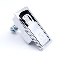 China Compression Latch Plane Lock Cabinet Lock Push Button Door Latch Panel Steel Zinc Alloy for sale