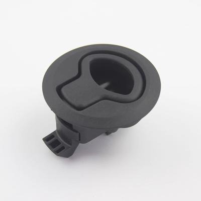 China Boat Latch Pull Type Flat Embedded Circular Plastic Handle for sale