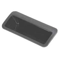 China Black Plastic Concealed Handle Embedded Cabinet Pull Handle for sale