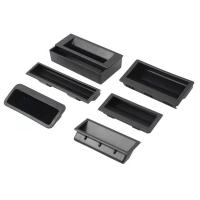 China Black Plastic Concealed Handle Embedded Cabinet Pull Handle for sale
