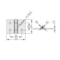 China polishing types flat head furniture hinge high grade stainless steel door hinges for sale