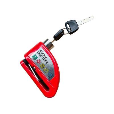 China Aluminum alloy high sensitivity anti-theft lock,Intelligent controllable alarm disc brake lock for sale
