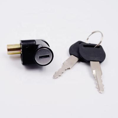 China Electric Scooter Accessories Battery Tube Lock Seat Tube Lock Battery Box Lock Aluminum Alloy Bright Chrome Plated for sale