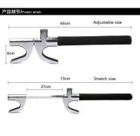 China Universal Car Locks Steering Wheel Auto Lock Adjustable Anti-theft Car Lock for sale