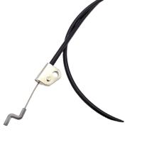 China Steel wire flexible hand throttle control cable brake cable with One side eyelet one side threaded stud for sale