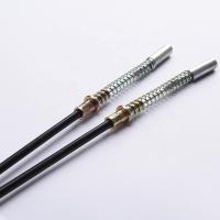 China Steel wire flexible hand throttle control cable brake cable with One side eyelet one side threaded stud for sale