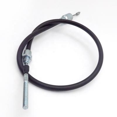 China One side eyelet one side threaded stud steel wire flexible hand throttle control cable brake cable for sale