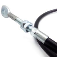 China One side eyelet one side threaded stud steel wire flexible hand throttle control cable brake cable for sale