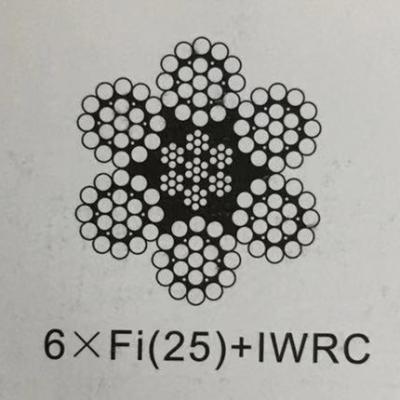 China 6xFi(25)+IWRC 6xWS(26)+IWRC General Purpose Rope for sale