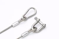 China Stainless steel wire rope suppression with rigging for sale