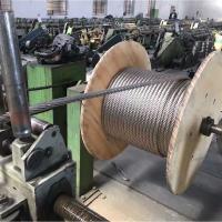 China High quality 304 / 316 stainless steel wire rope 7 * 19 structure 0.8mm-24mm diameter guardrail lifting wire rope for sale