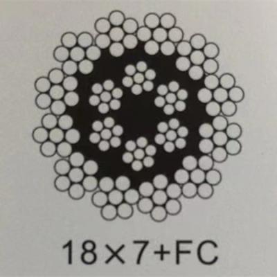 China 18x7+FC 18x7+IWS Stainless Steel Wire Rope for sale