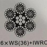 China 6XWS(36)+FC 6XWS(36)+IWRC Stainless Steel Wire Rope for sale
