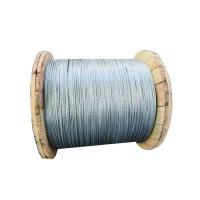 China 1/4 galvanized steel Cable messenger ASTM A475 7X2.03mm 6.35mm for sale