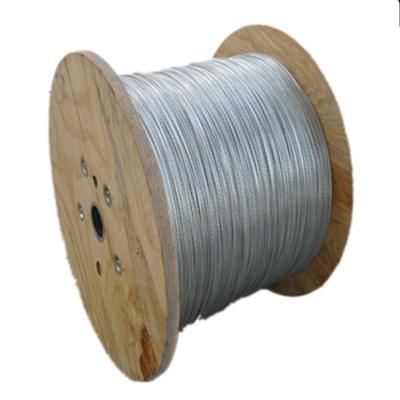 China Different diameter galvanized steel wire strand steel wire cable In China for sale