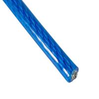 China 7*7&7*19 Green PVC Coatedsteel Wire Rope for sale